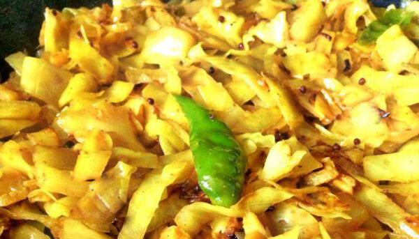 Cabbage Bhaji | Raring2go!