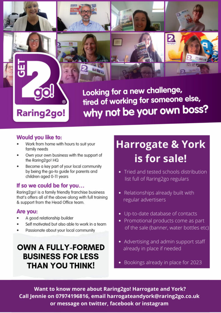 Raring2go Harrogate and York magazine is for sale! | Raring2go!
