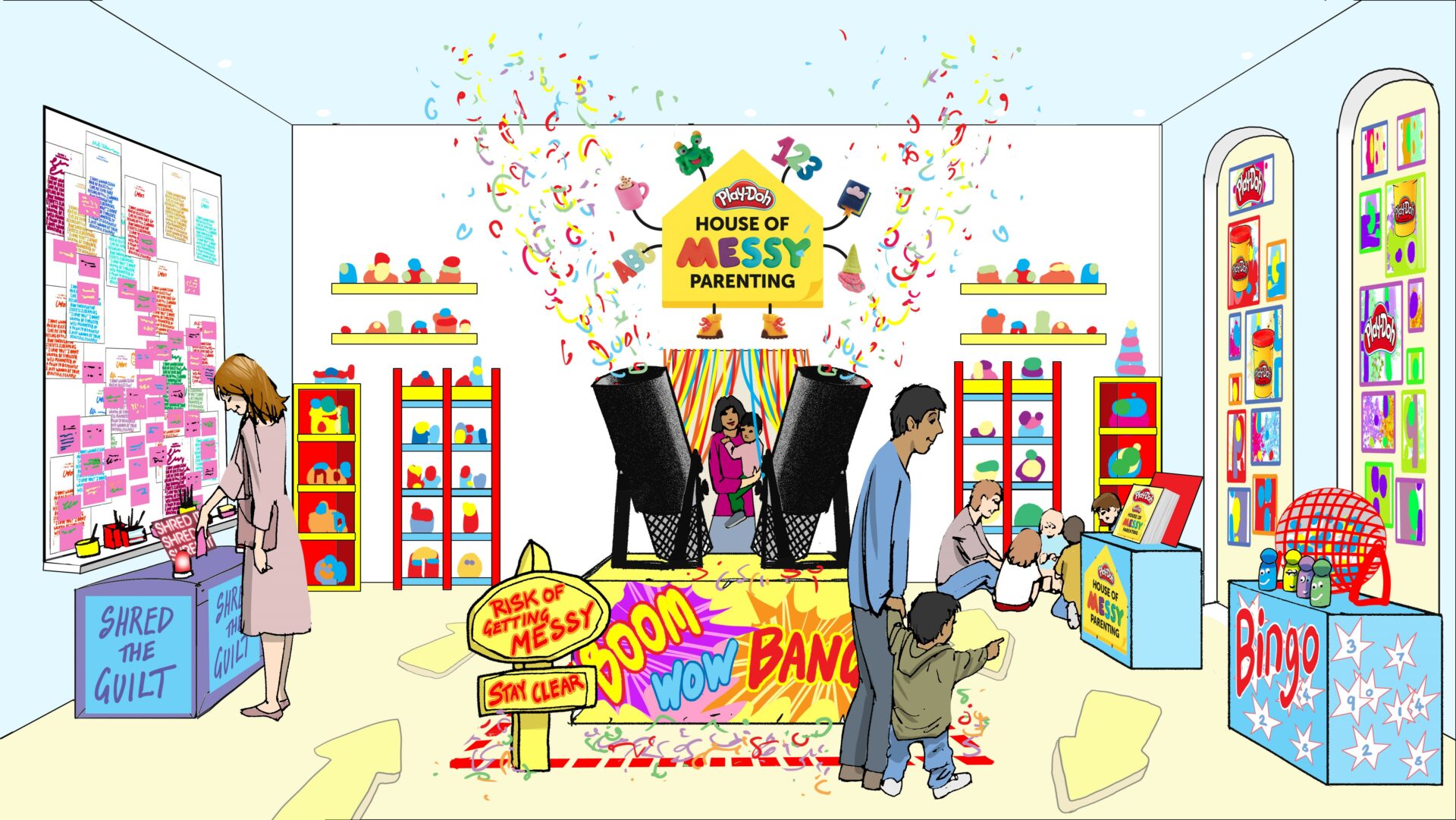 Play-Doh’s House of Messy Parenting Experience | Raring2go!