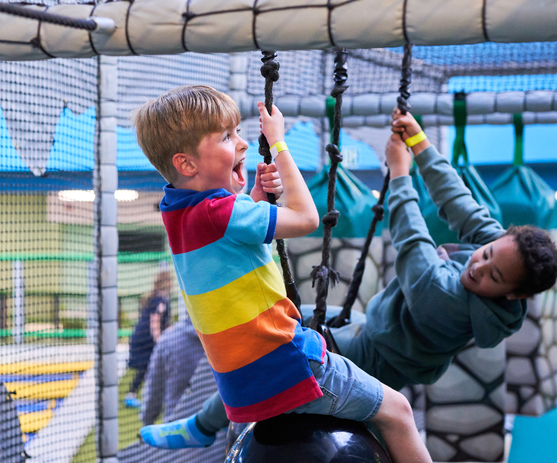 Trampoline and Soft play fun in Southsea Exploria
