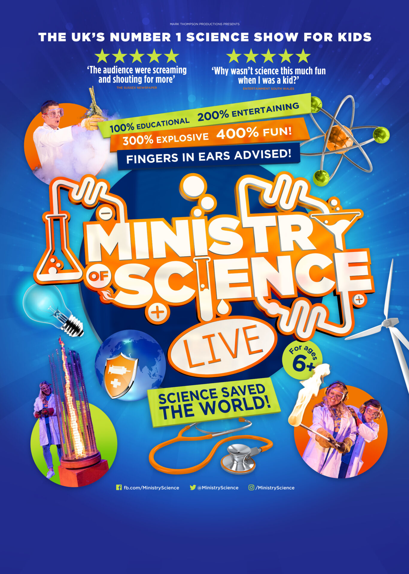 Ministry of Science Live: Science Saved The World | Raring2go!