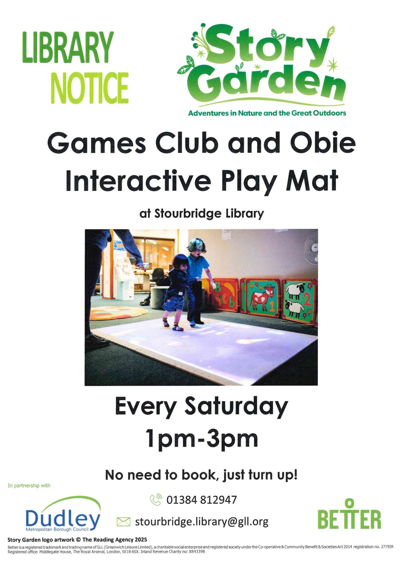 FREE Children's activities at Stourbridge Library