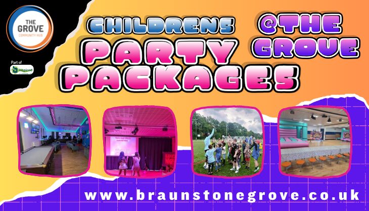 Parties at The Grove Community Hub in Braunstone | Raring2go!